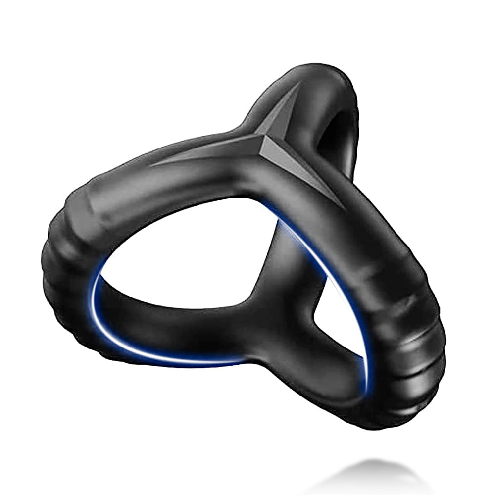 Lock Ring Silicone Penis Vibration Delay Ring – Showeggs